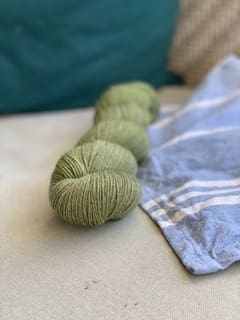 Fresh Cut Grass Kroning Yak Fingering - Circus Tonic Handmade