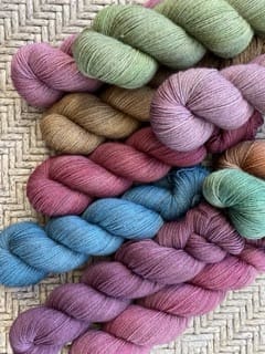 Fresh Cut Grass Kroning Yak Fingering - Circus Tonic Handmade