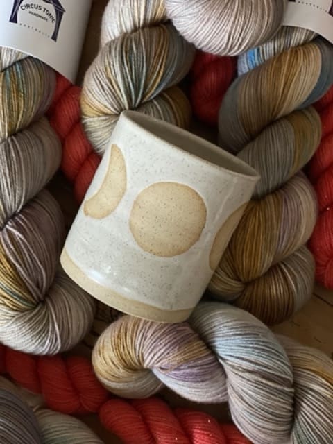 Moon Phases Solstice Pottery Mug Finest Box - Circus Tonic Handmade