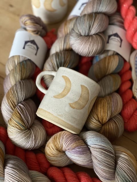 Moon Phases Solstice Pottery Mug Finest Box - Circus Tonic Handmade