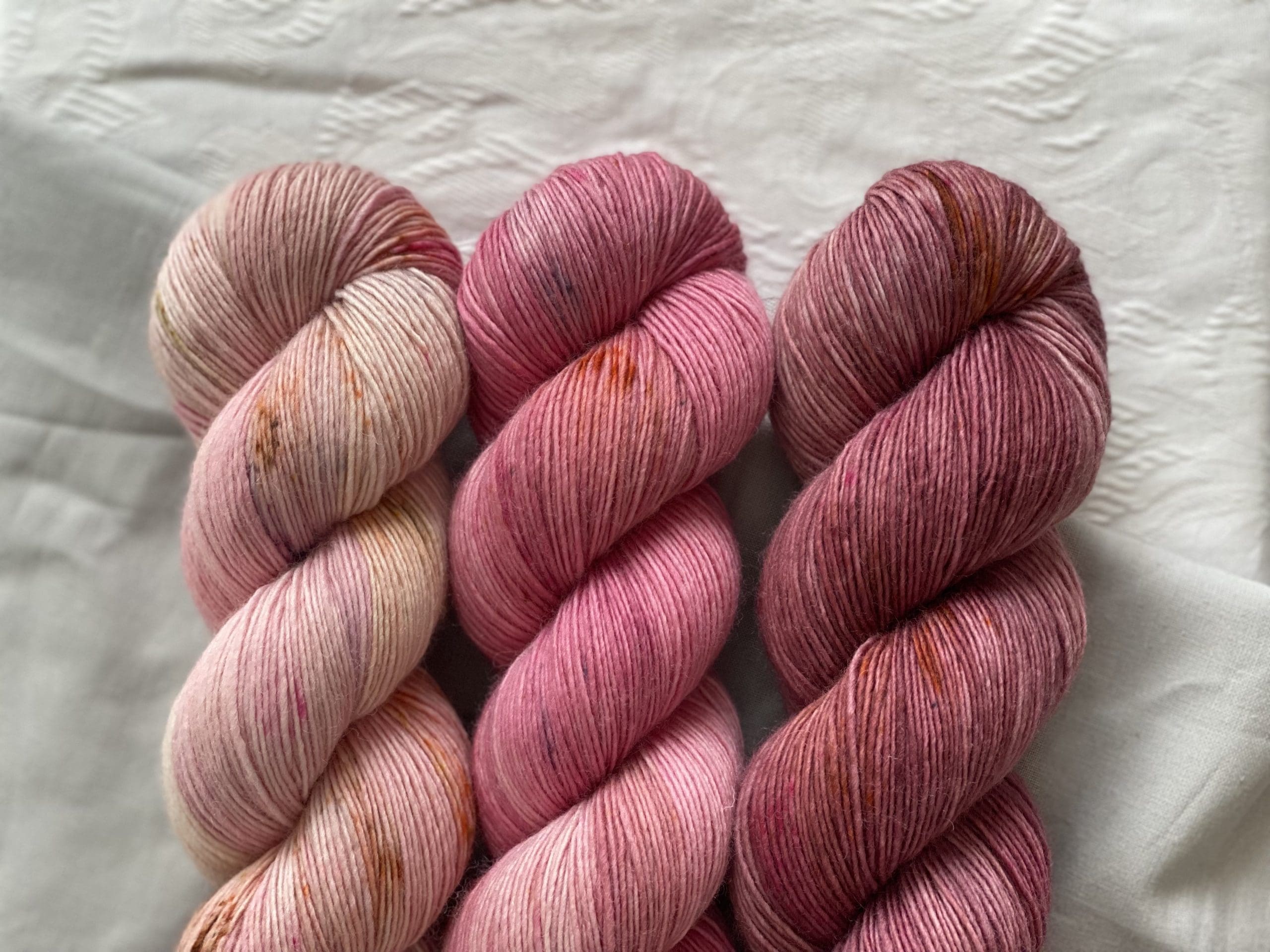 Plum Blossom Fade Circus Singles 3 Skein Kit - Circus Tonic Handmade