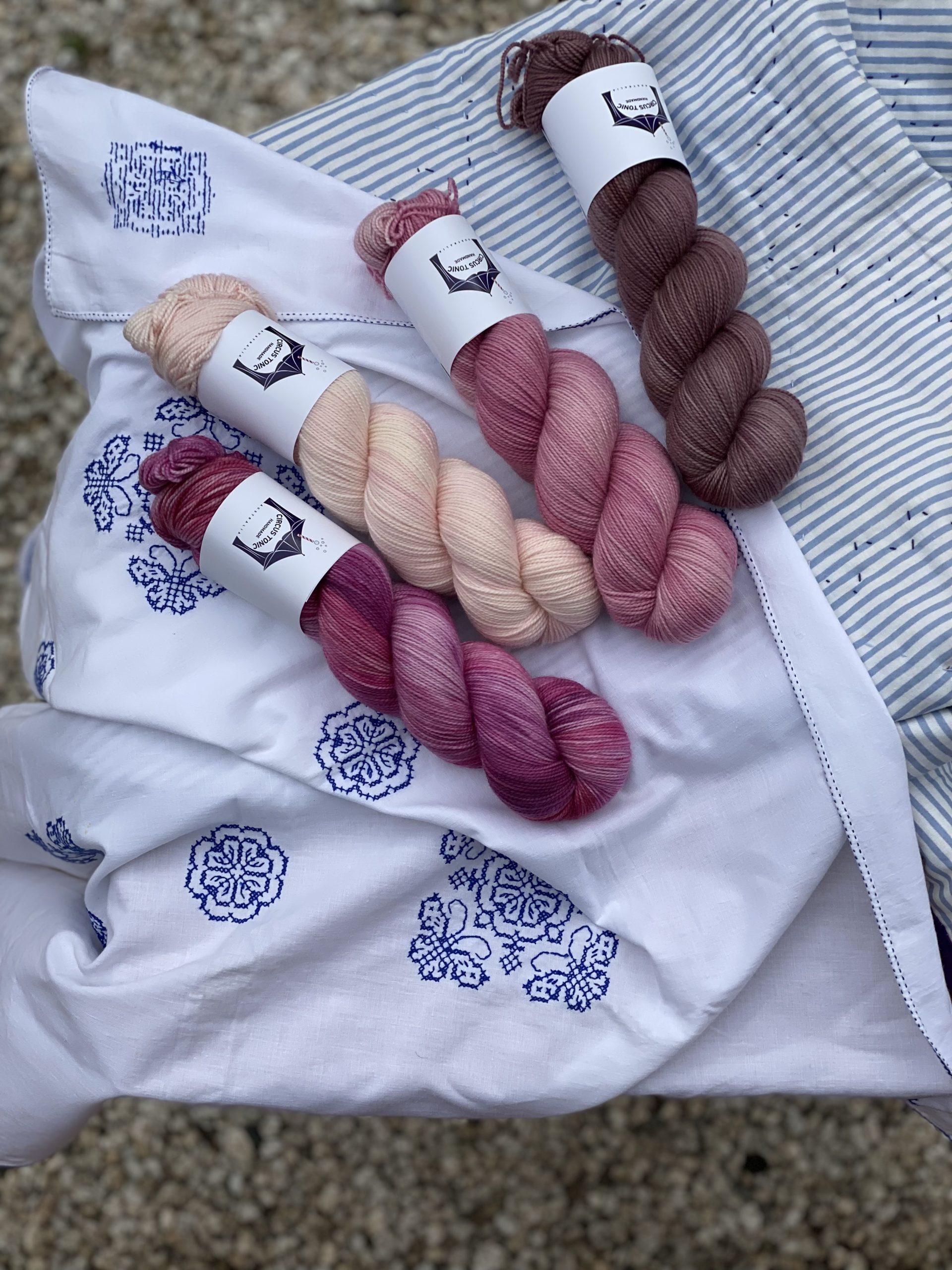 Curious Handmade 2024 MKAL 4 Skein Set Esmerelda - Circus Tonic Handmade