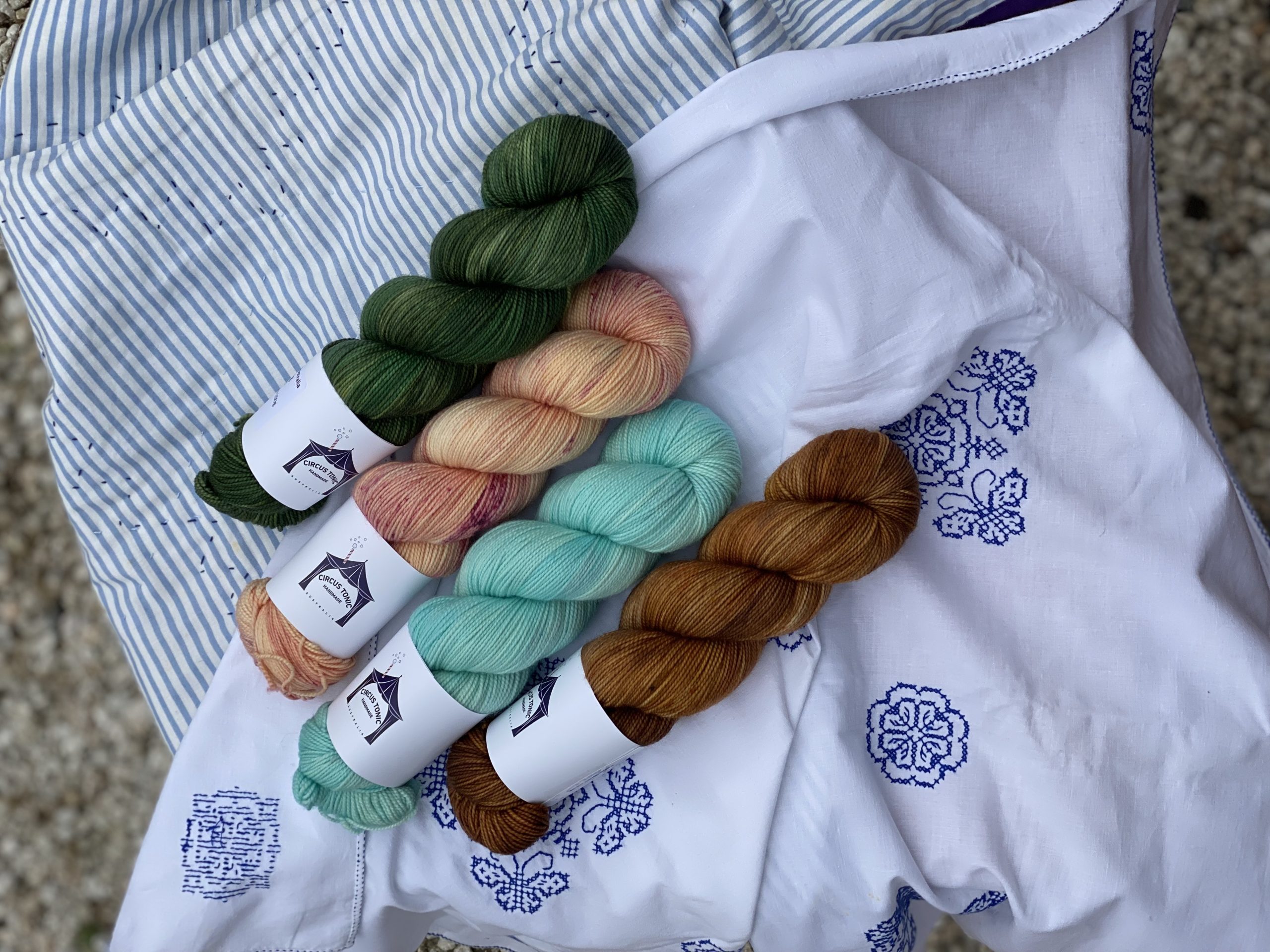 Curious Handmade 2024 MKAL 4 Skein Set Oaken - Circus Tonic Handmade