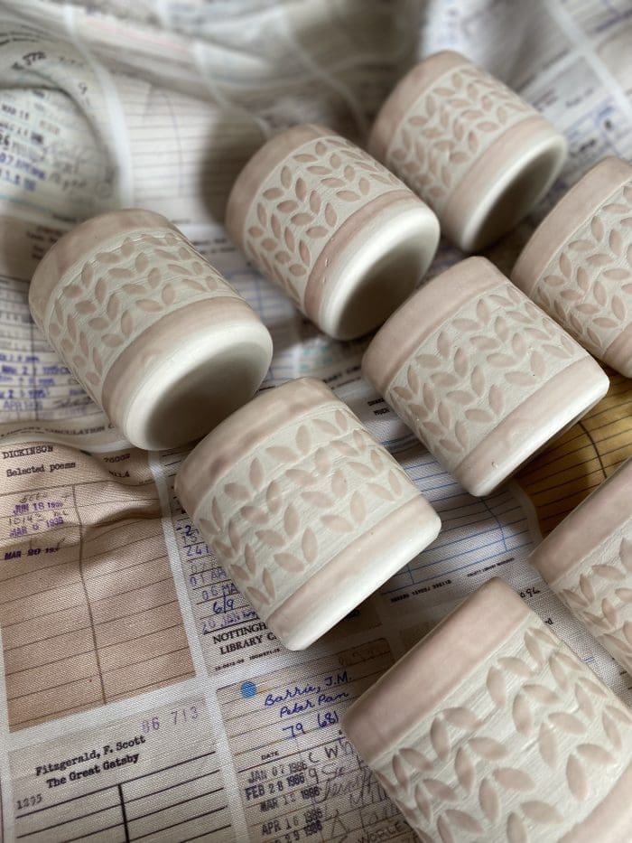 Knit Stitch Pottery Mug Finest Box - Circus Tonic Handmade