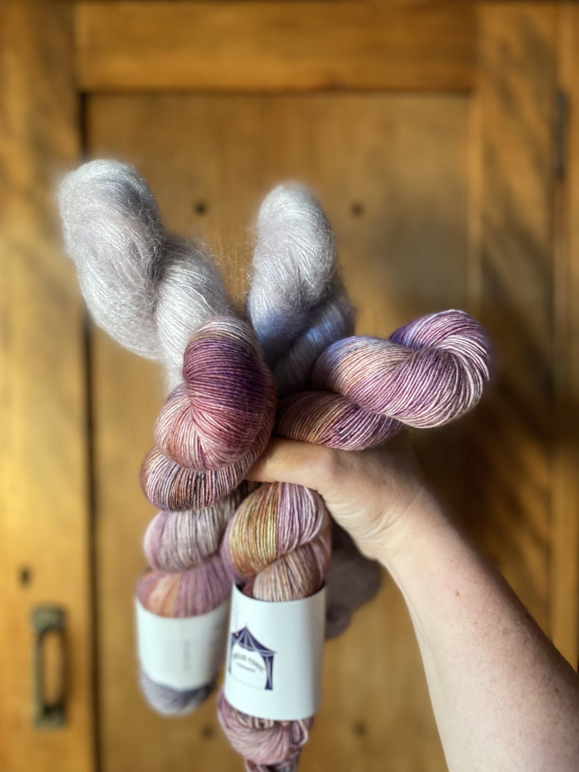 Lilac Silk Mohair Lace - Circus Tonic Handmade