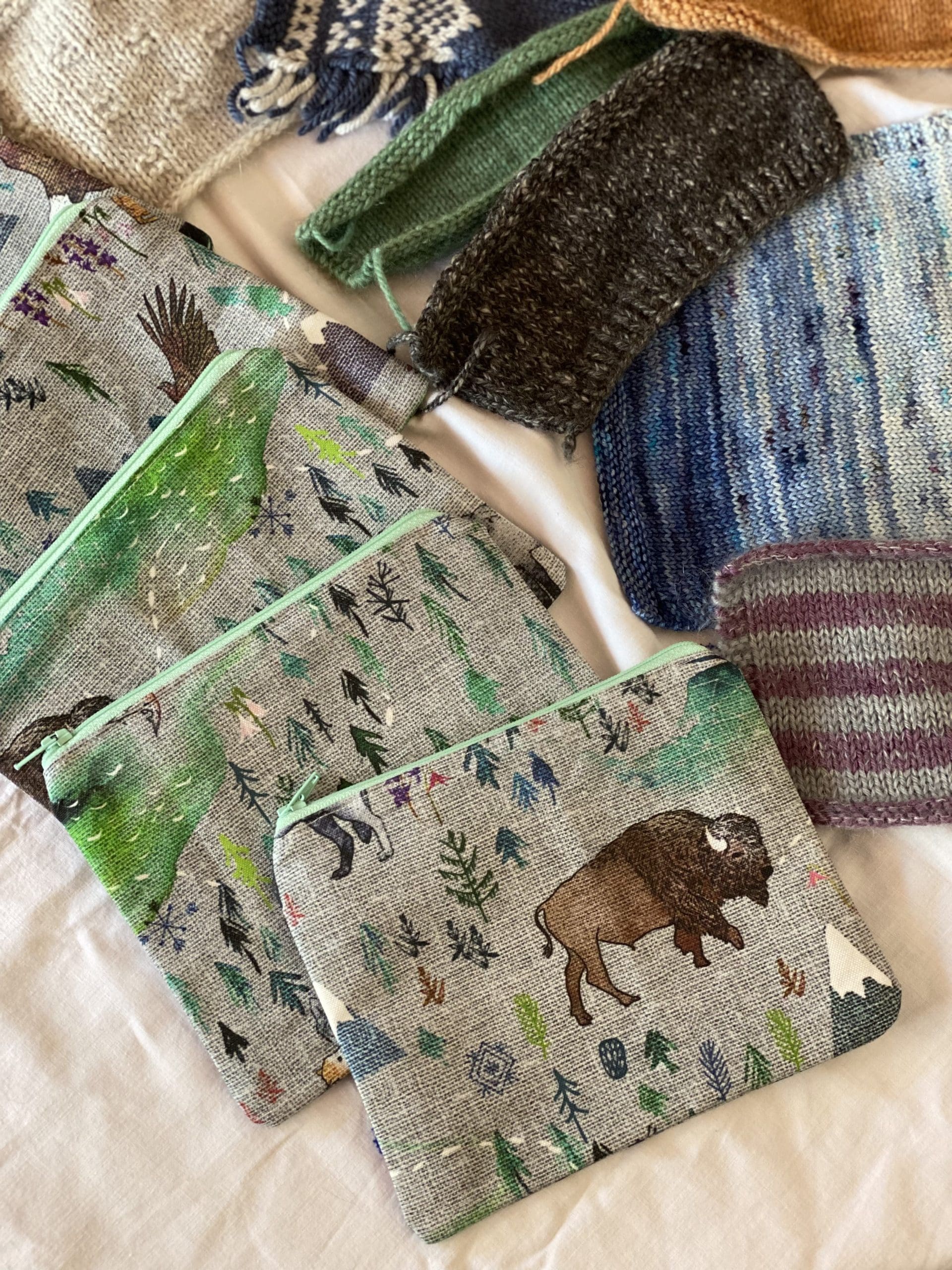 Mountain Life Notions Pouch - Circus Tonic Handmade