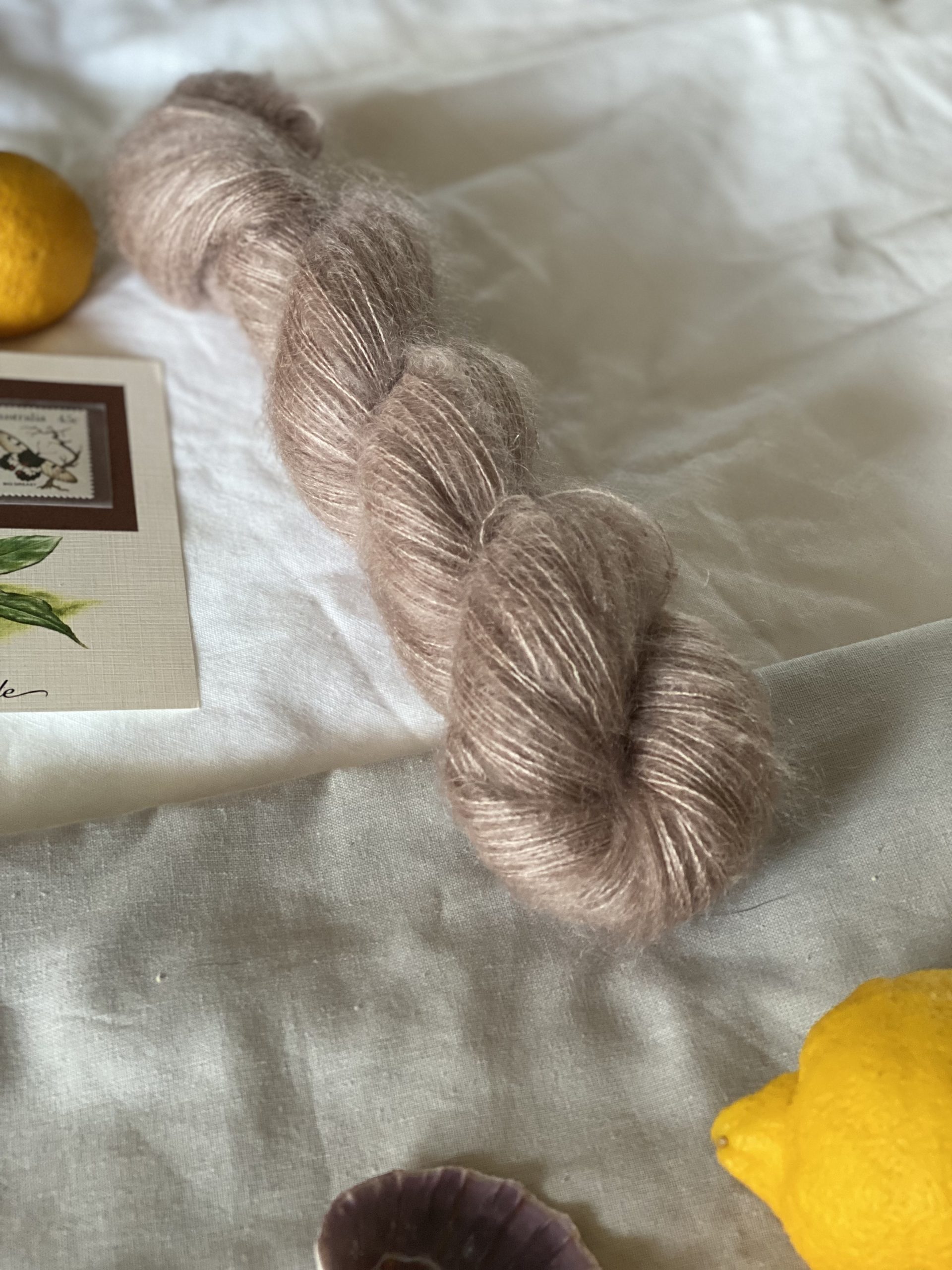 Shell Fiesta Silk Mohair Lace - Circus Tonic Handmade