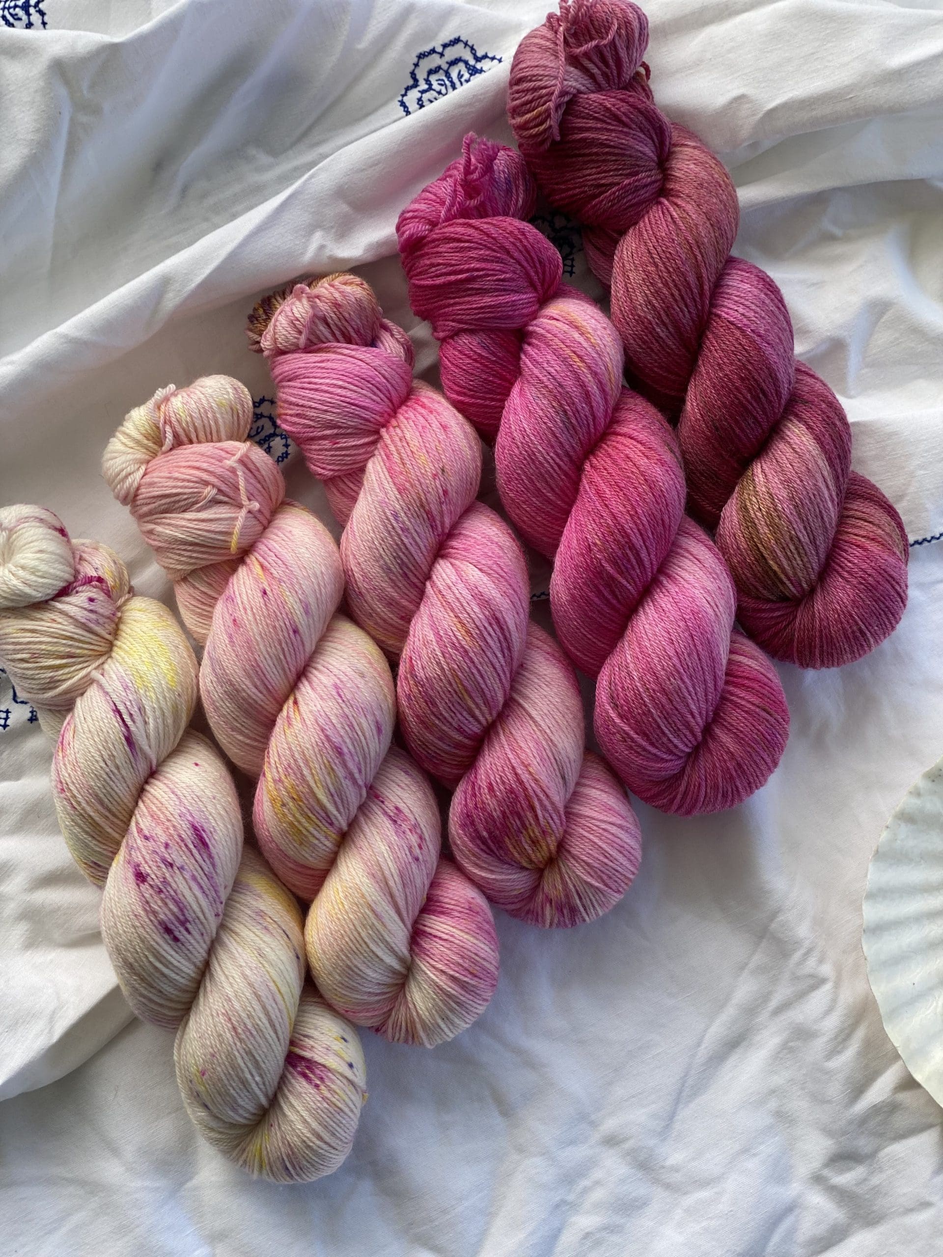 Summer Garden Merino Bamboo Fade - Circus Tonic Handmade