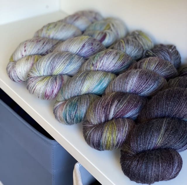 Polar Night Merino Bamboo Fade - Circus Tonic Handmade