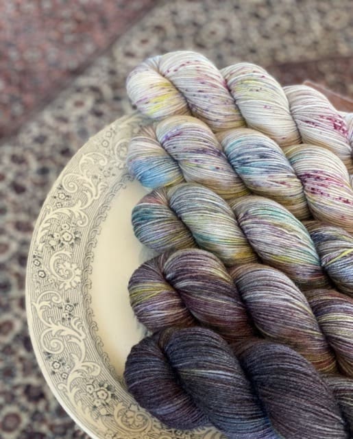 Polar Night Merino Bamboo Fade - Circus Tonic Handmade