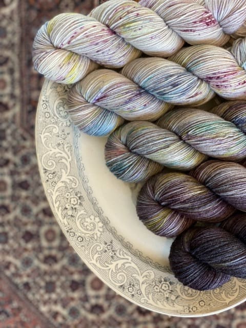 Polar Night Merino Bamboo Fade - Circus Tonic Handmade