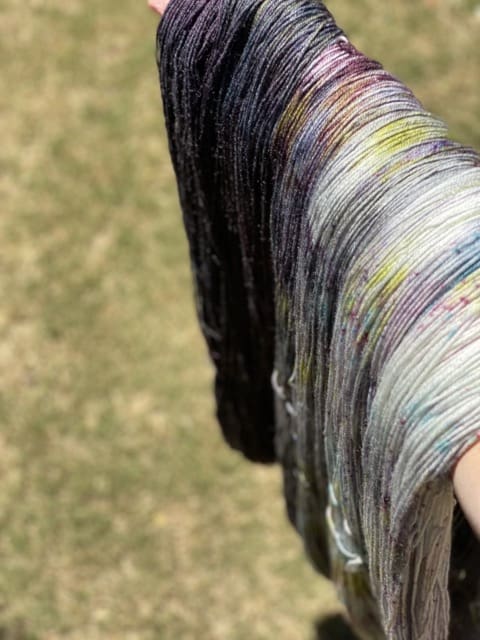 Polar Night Merino Bamboo Fade - Circus Tonic Handmade