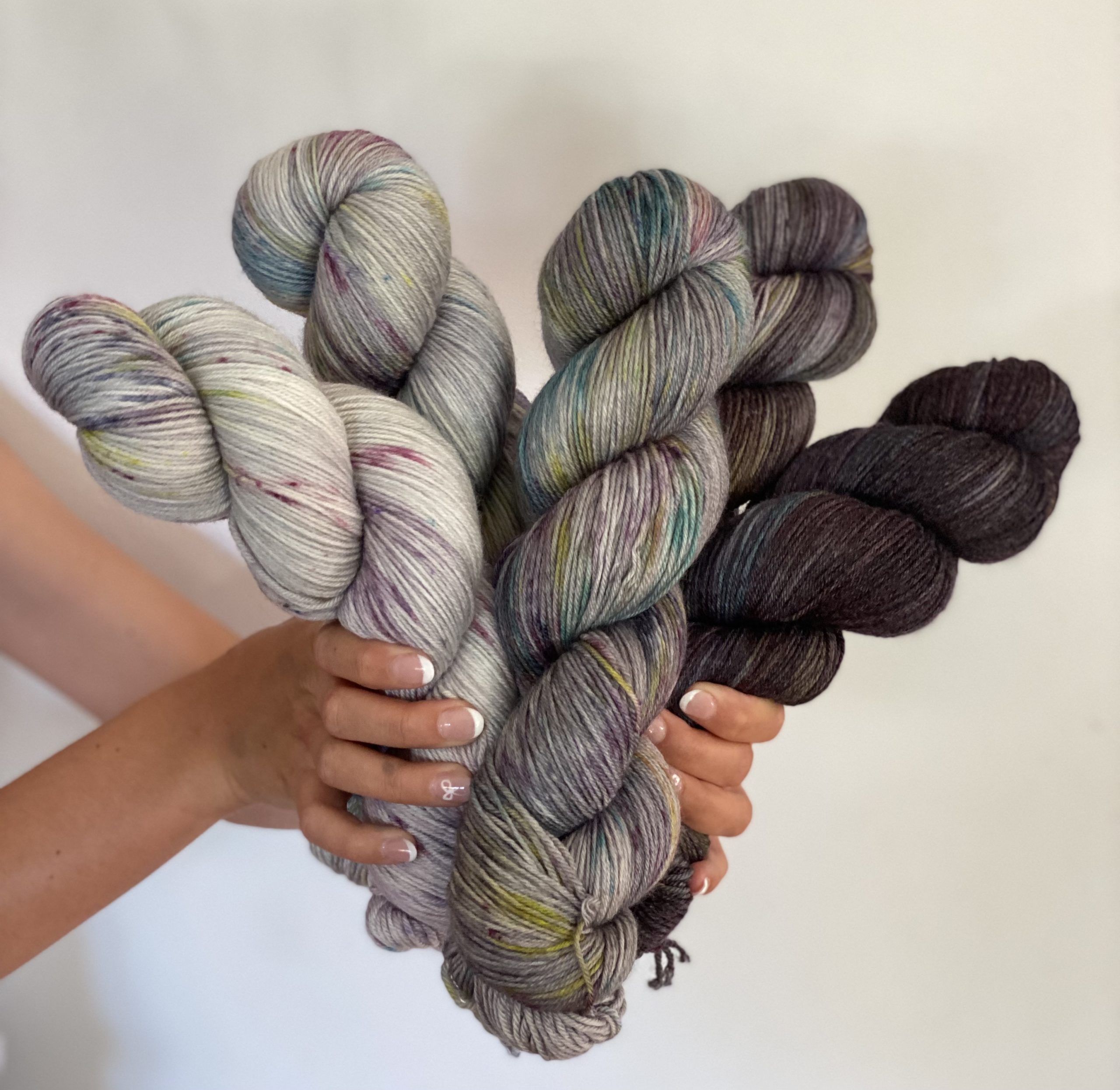 Polar Night Merino Bamboo Fade - Circus Tonic Handmade