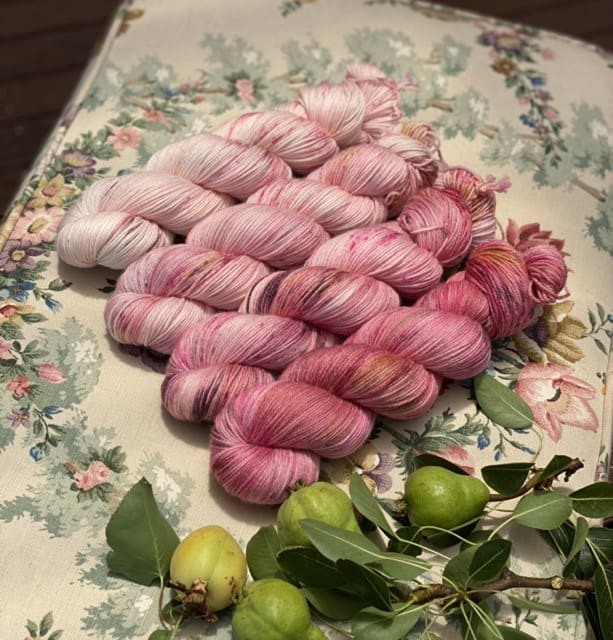 Pink Champagne Merino Bamboo Fade - Circus Tonic Handmade