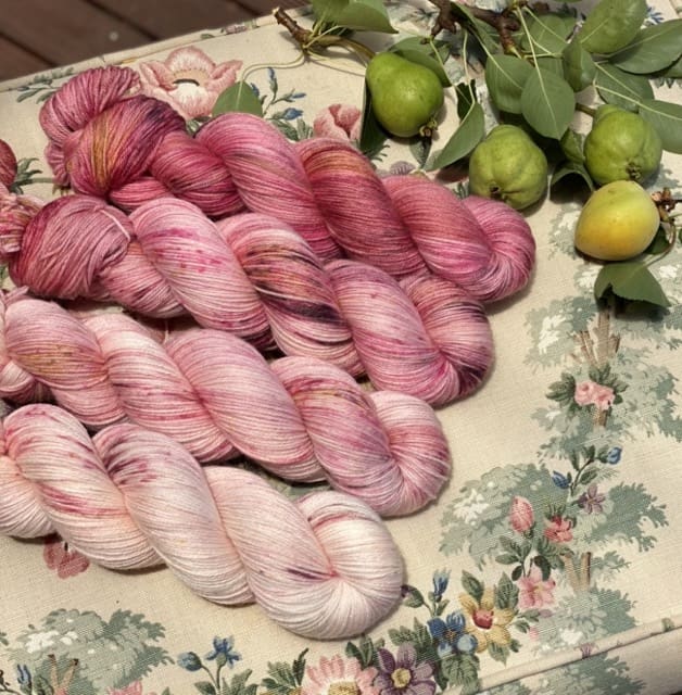 Pink Champagne Merino Bamboo Fade - Circus Tonic Handmade