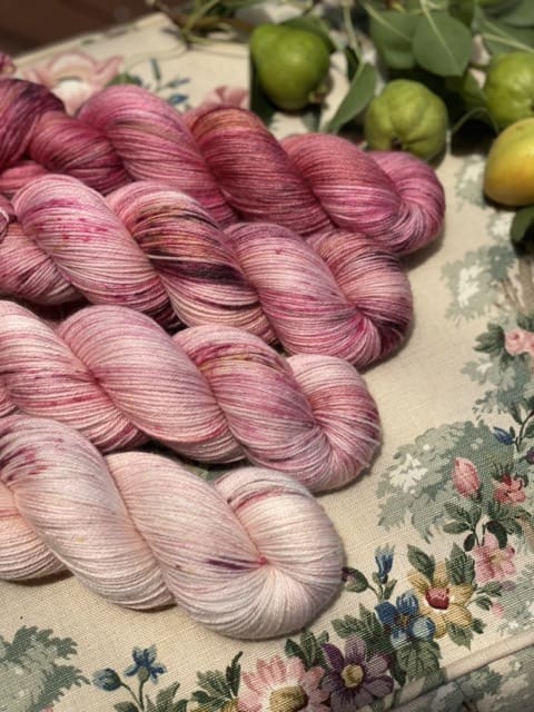 Pink Champagne Merino Bamboo Fade - Circus Tonic Handmade