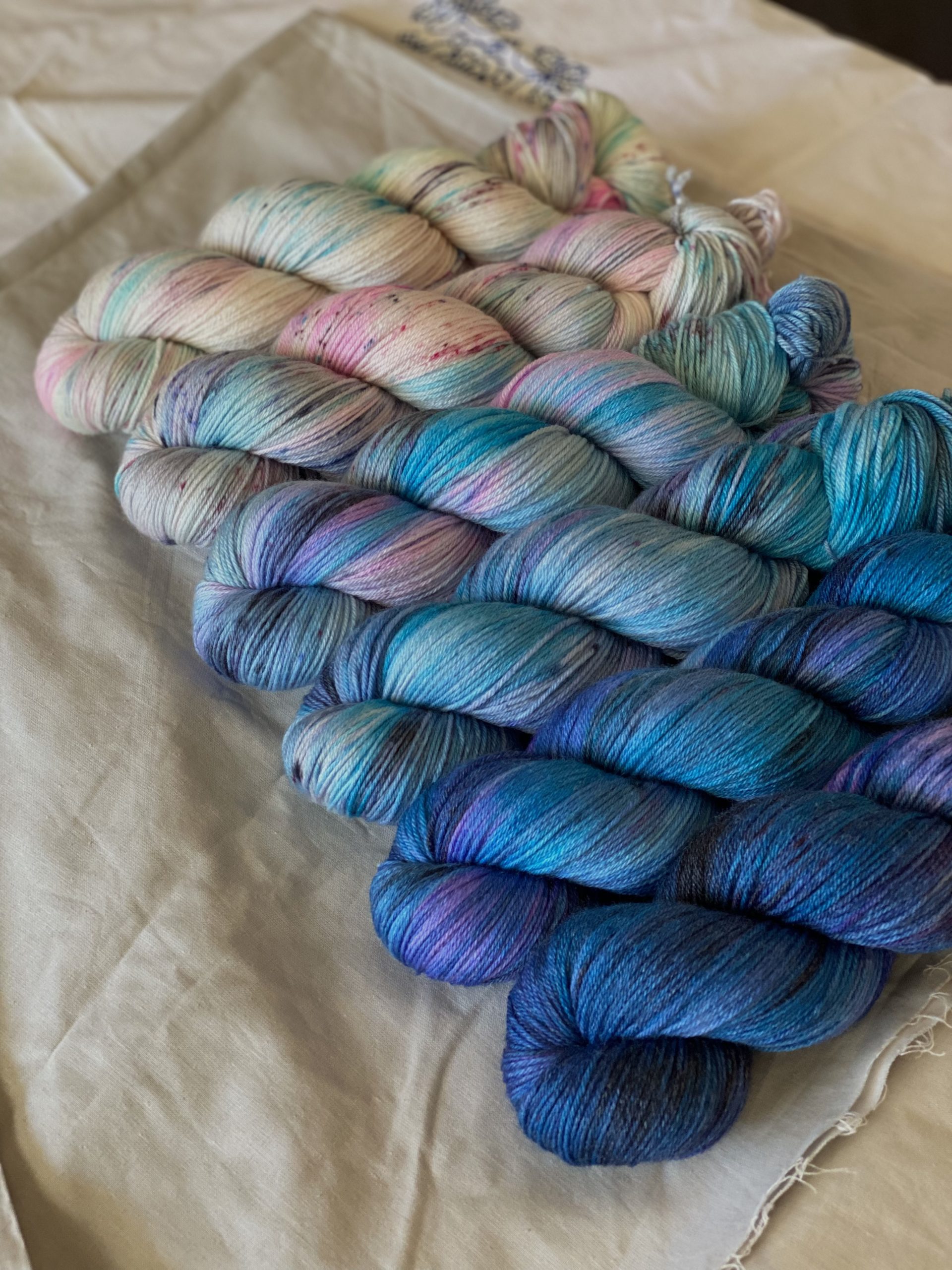 Antarctic Merino Bamboo Fade - Circus Tonic Handmade